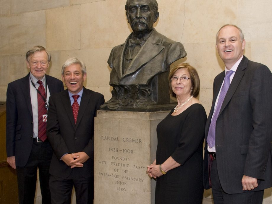 Commemoration of Sir William Randal Cremer, Nobel Peace Prize winner ...