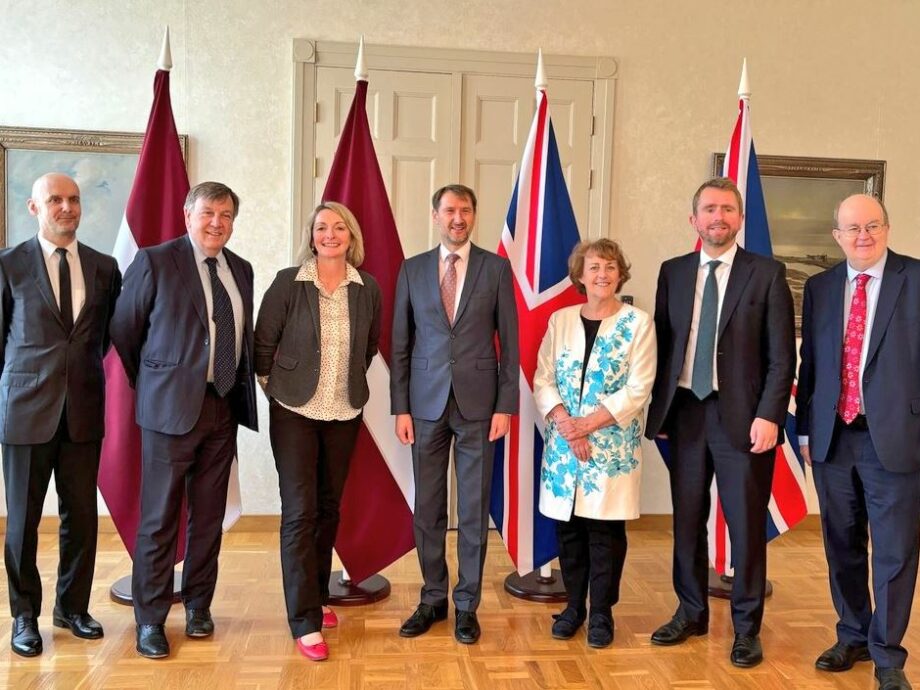 UK delegation to Latvia spotlights strength of relations & support for ...